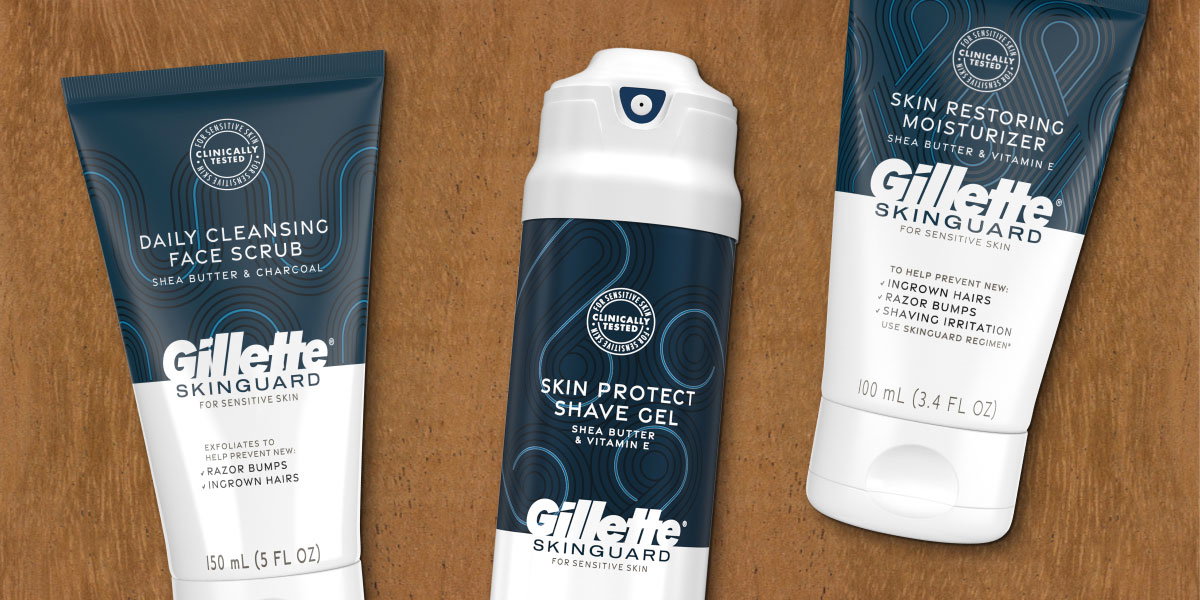 Gillette: 🏄‍♂️ Glide to thesmoothest shave with NEW SkinGuard 🤗 | Milled