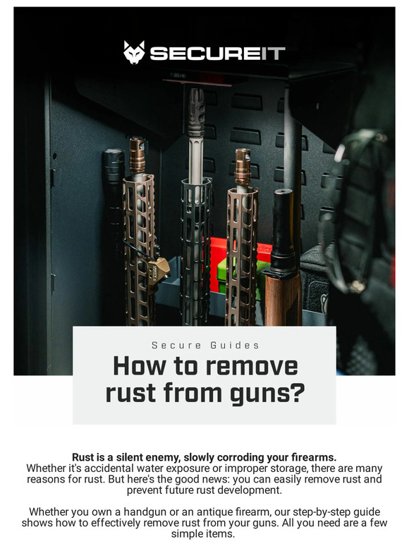 SecureIt: Expert tips for removing rust from guns | Milled