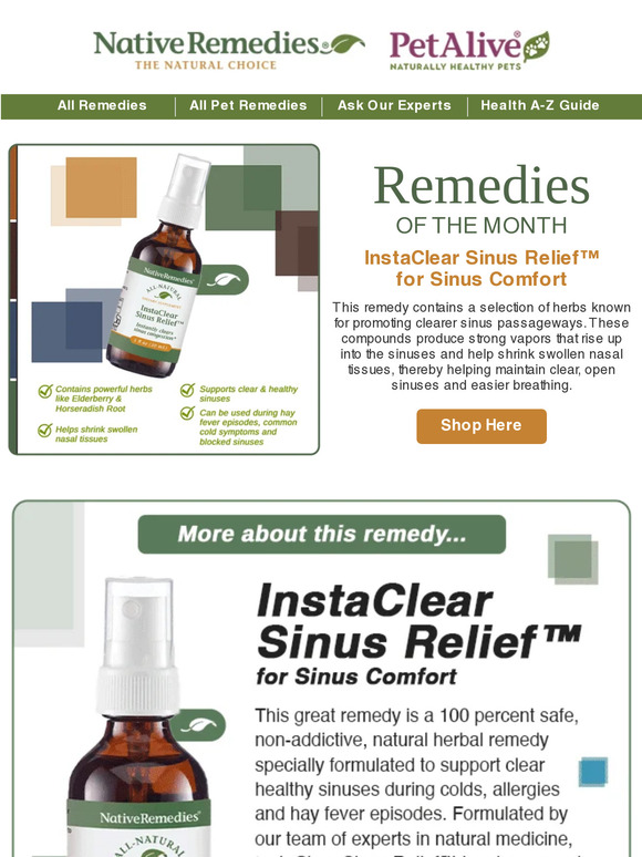 Native Remedies: Our Remedy Of the Month is Inside > | Milled
