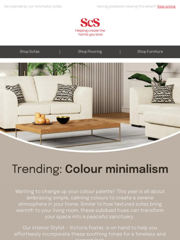 ScS: Discover minimalist colours + WIN a Margo sofa | Milled
