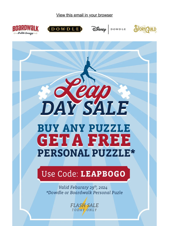 Dowdle: Celebrating Leap Day – get a free puzzle | Milled