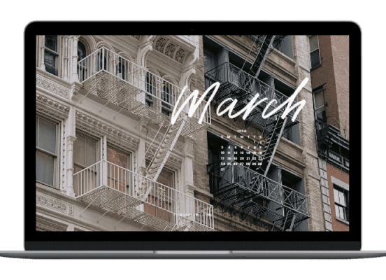 The Everygirl: Free, Downloadable Tech Backgrounds for March 2024! 💻 ...