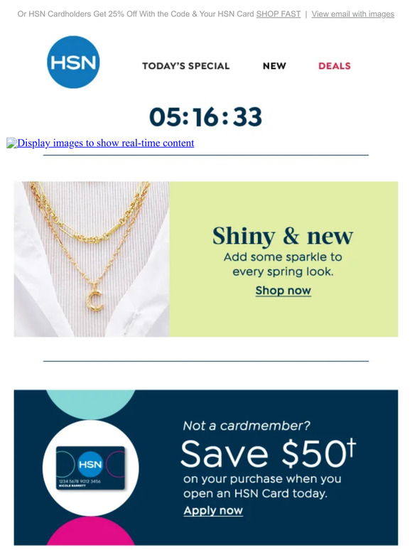 HSN Email Newsletters: Shop Sales, Discounts, and Coupon Codes