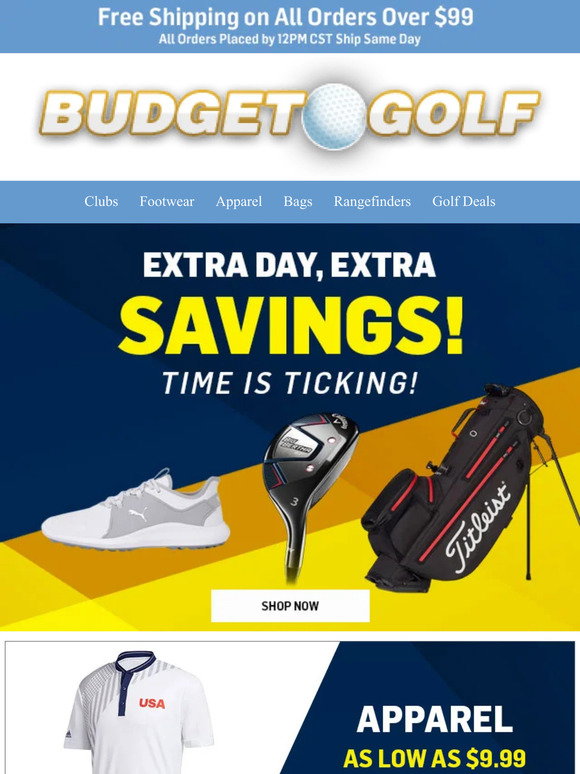 Budget Golf: Leap Into Savings: One More Day for HUGE Deals on Golf ...