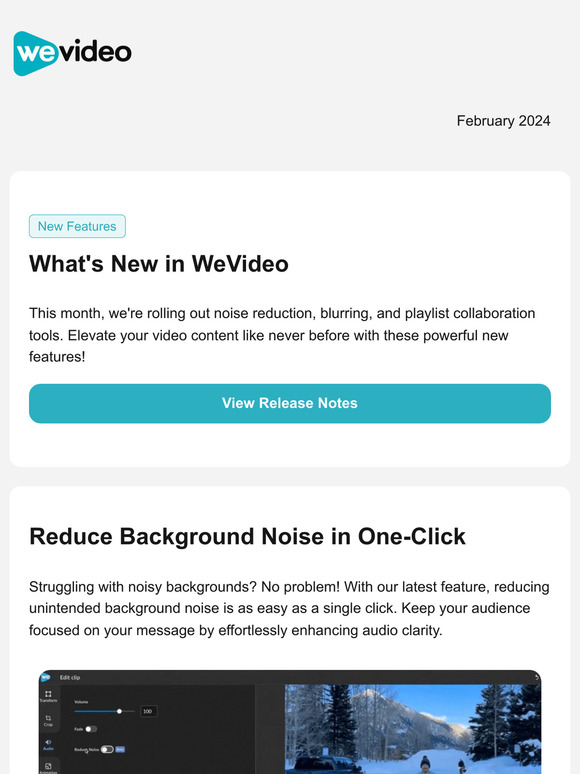 WeVideo: What’s New in WeVideo | February 2024 | Milled