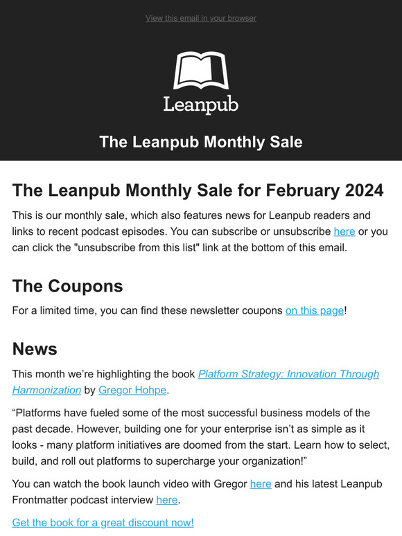 The Art of Data Science: The Leanpub Monthly Sale for February 2024 ...