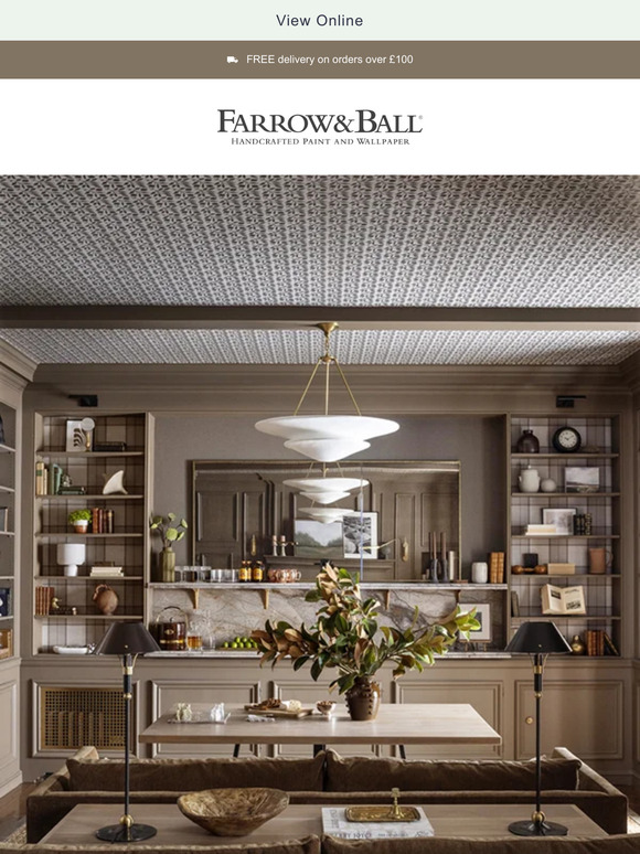 Farrow & Ball Email Newsletters: Shop Sales, Discounts, and Coupon Codes