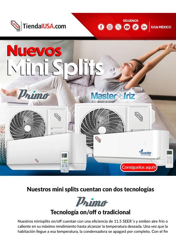 IUSA: 📣Conoce los nuevos Mini Splits 🌬️ | Milled