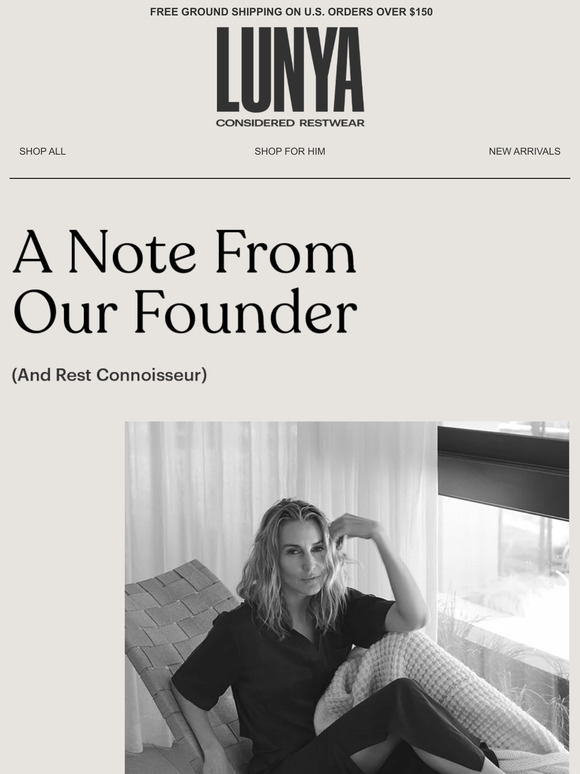 Lunya: It’s Sleep Month | Milled