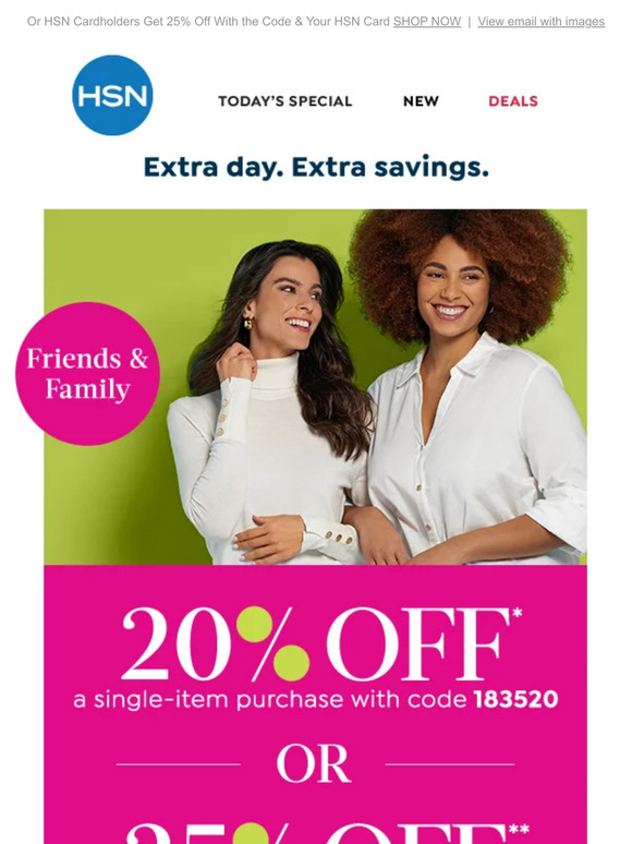 HSN Email Newsletters: Shop Sales, Discounts, and Coupon Codes