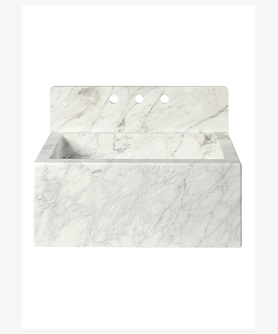 Waterworks: The Tellaro Floating Stone Sink | Milled