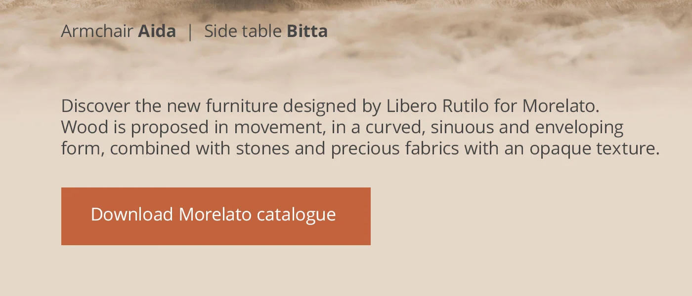 Archiproducts: Aida armchair and Bitta side tables: wood in harmony - Morelato | Milled