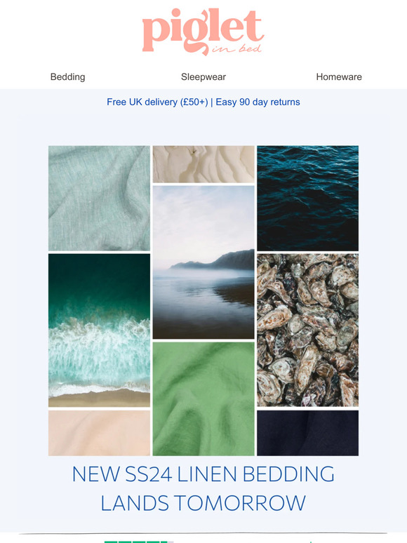 Piglet in Bed: FOUR new linen colours launch tomorrow 👀 | Milled