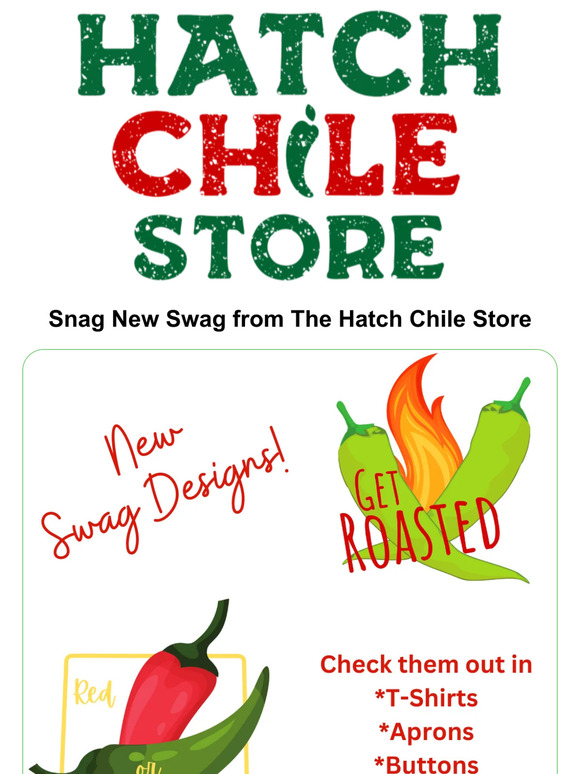 Hatch Green Chile: New Swag From The Hatch Chile Store! | Milled