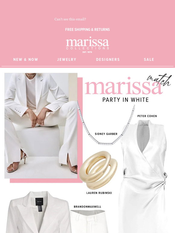 Marissa Collections: Marissa Match x Party In White | Milled