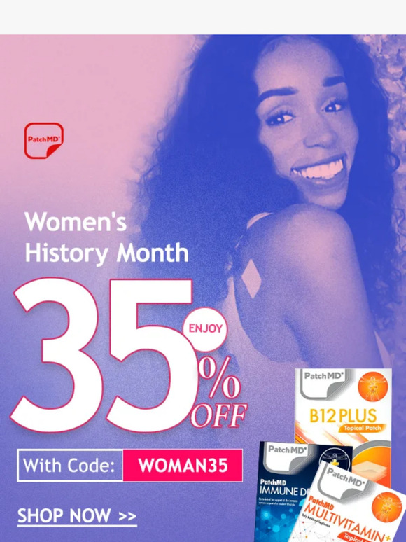PatchMD: Honoring Women's History Month: Shop 35% Off! | Milled