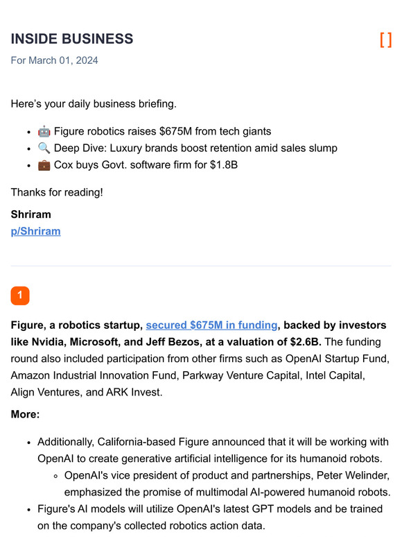 Inside: Figure robotics raises $675M from tech giants / Deep Dive ...