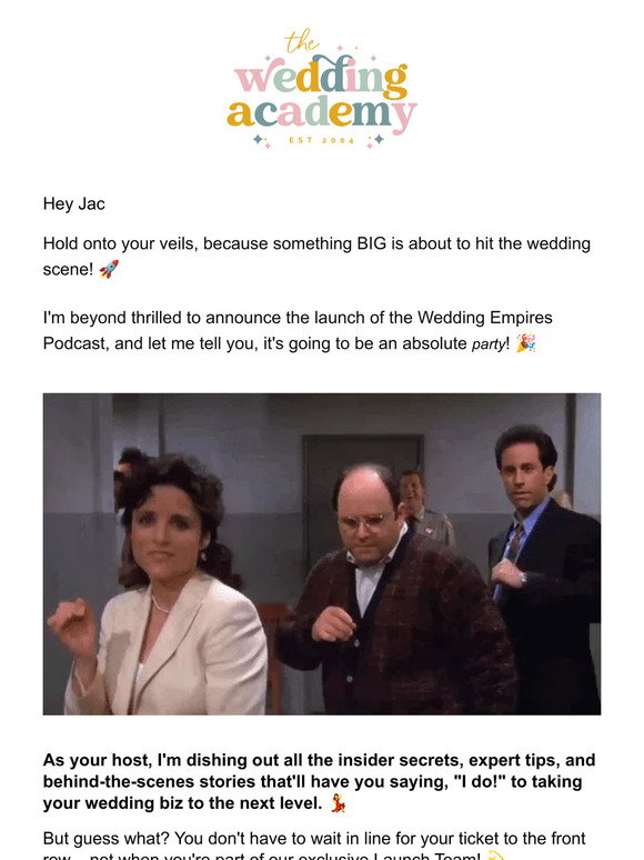 The Wedding Academy: 🎙️ Get Ready to Rule the Wedding World with Me ...