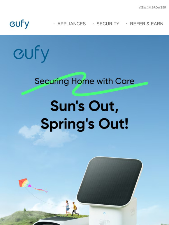 Eufy Life: Power Your Security with Spring Sunshine | Milled