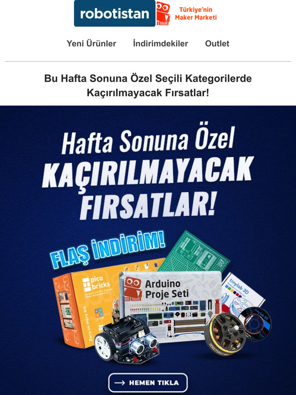 Robotistan USA [CPS]: Robotistan'da Flaş İndirimler Başladı! | Milled