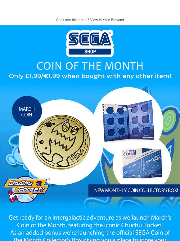 SEGA Shop: Coin of the Month is here... 🚀 | Milled