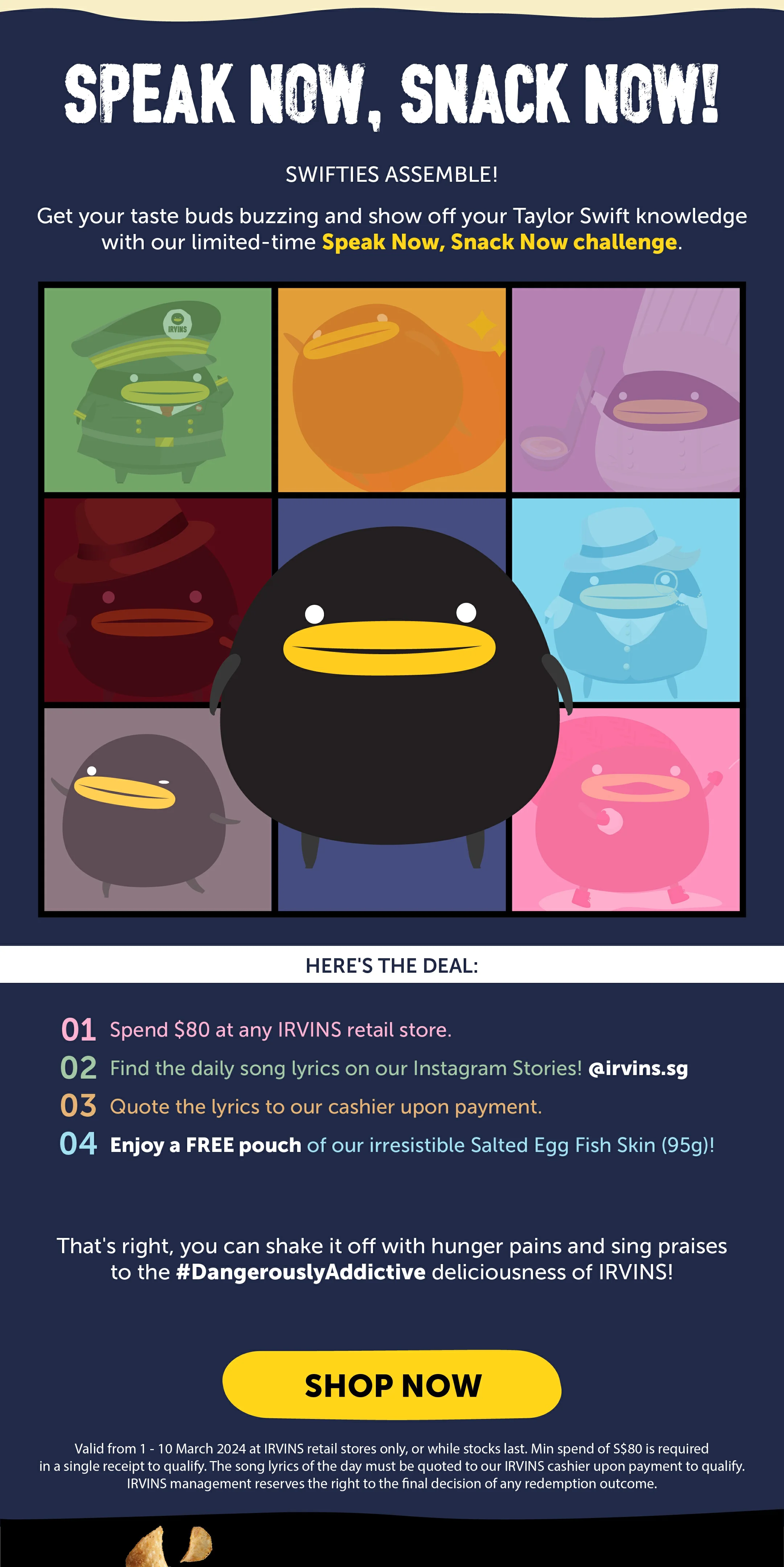 Irvins: Swifties Assemble: Show off your Taylor Swift knowledge at our ...