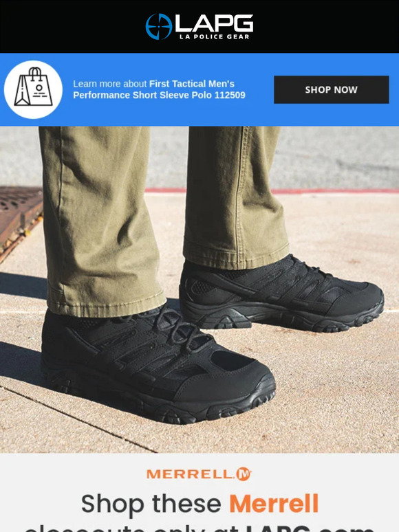 LA Police Gear: These Merrell Closeouts at LAPG are the best deal of ...