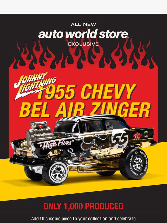 Auto World Store: 🚨 Exclusive Release: 1955 Chevy Bel Air Zinger – Own ...