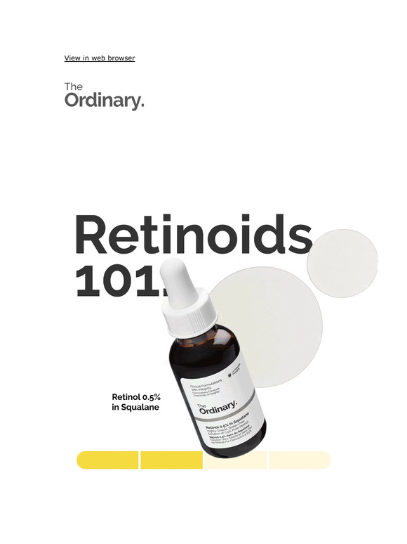Deciem: All About Retinoids. | Milled