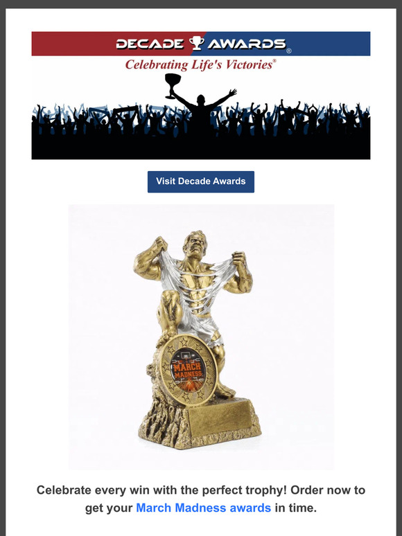 Decade Awards: 🏀🏆 Score Big This March Madness with Decade Awards! 🏆🏀 ...