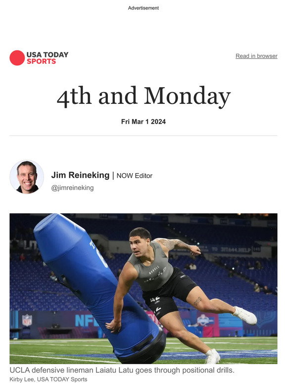 USA TODAY: So long, chain gang? Plus, combine underway in Indy | Milled