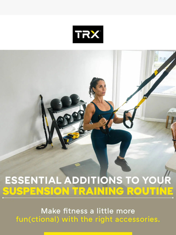 TRX Training: Small Tools for a Big Home Gym Upgrade 👉 | Milled