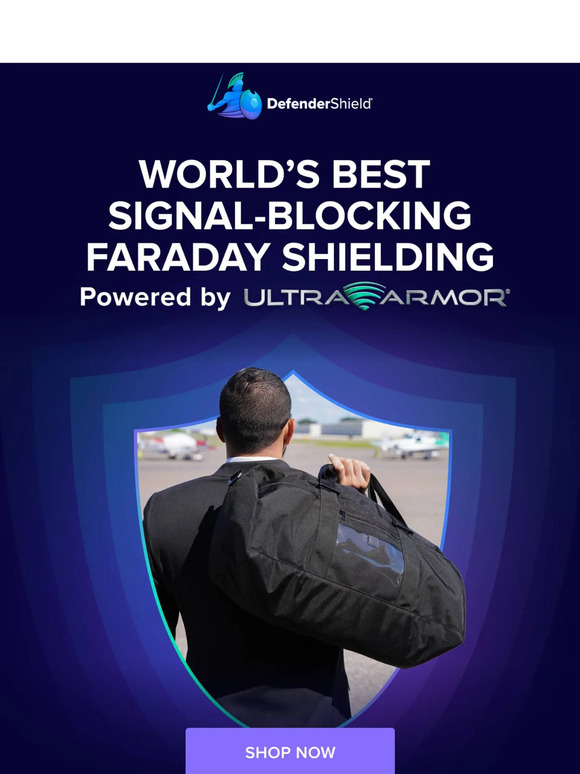 DefenderShield: World's Best Signal-Blocking Faraday Shielding | Milled