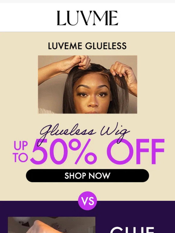 Luvme Hair: 💖 No More Glue Woes! A New Style in 30 Seconds Awaits You ...