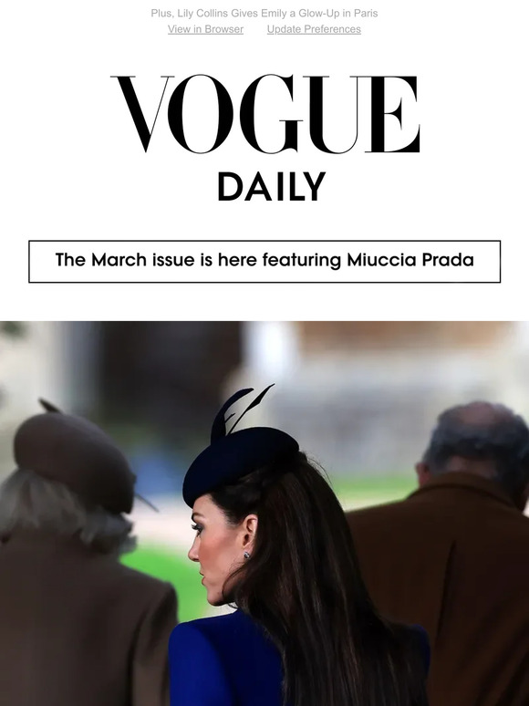 Vogue: Kensington Palace Addresses Those Wild Kate Middleton Conspiracy ...
