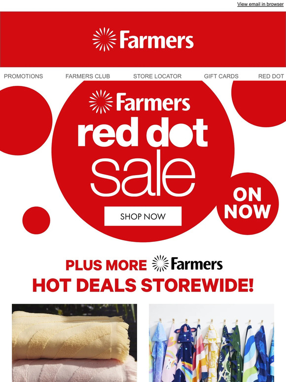 Farmers: Hot Deals storewide at Farmers! | Milled