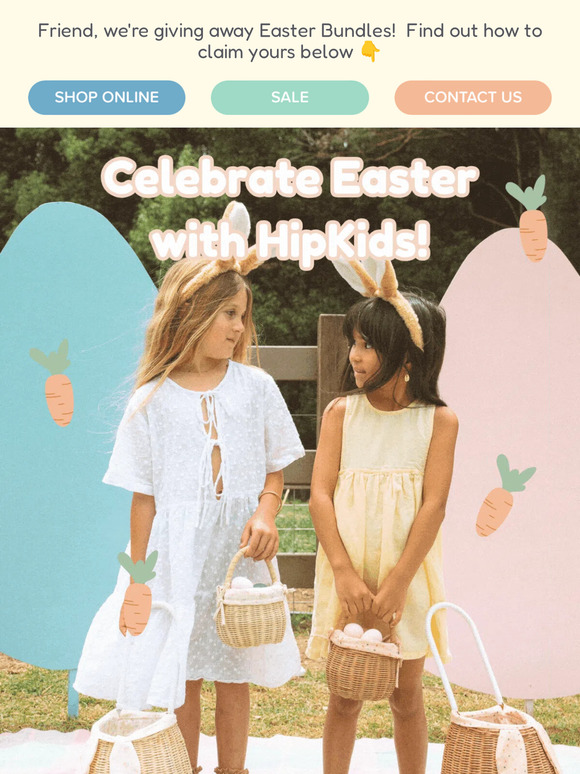 Hip Kids: Our Easter Collection Is Here!! 🐰🐣🧺 | Milled