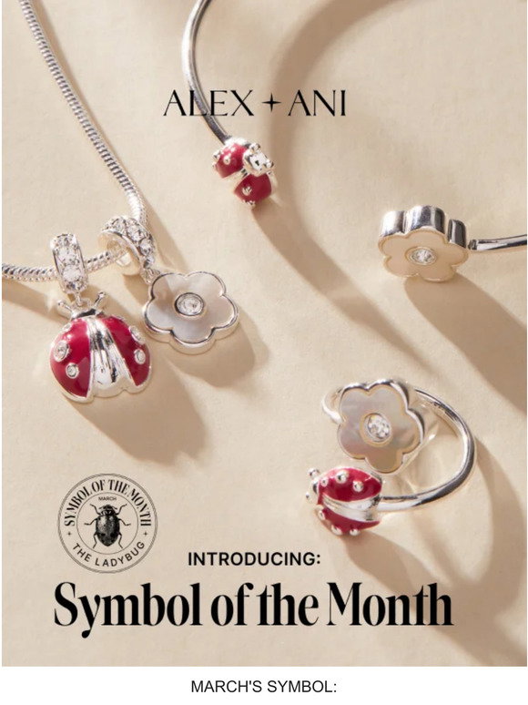 Alex And Ani: Introducing: Symbol of the Month 🐞 NEW! Limited-Edition ...