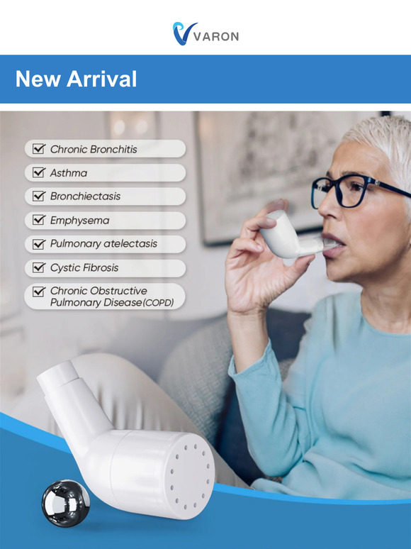 VARON: Unlock Better Breathing with VARON Mucus Clearing Device! | Milled
