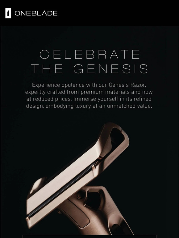 OneBlade: 🪒 The most luxurious razor, at an all new price. | Milled