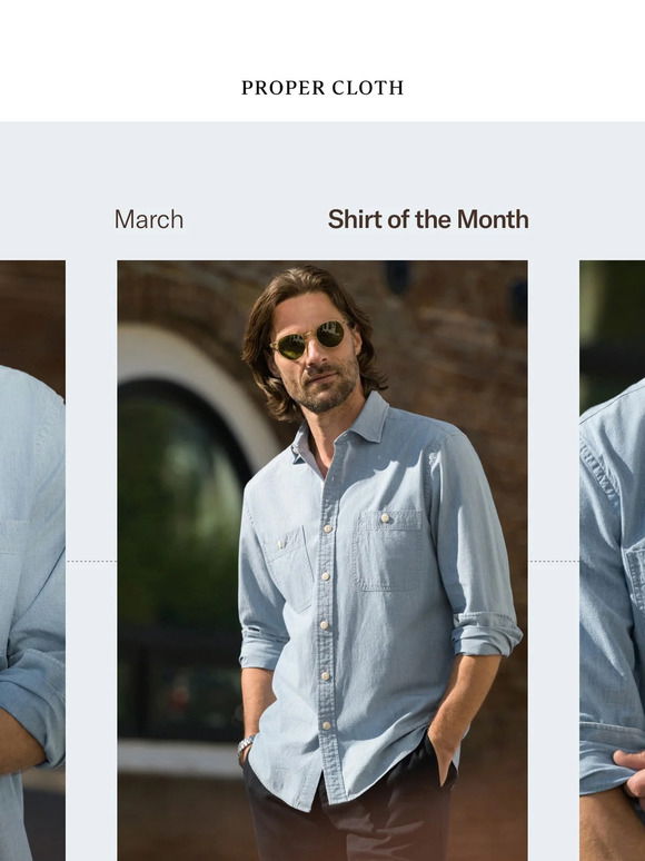 Proper Cloth: March Shirt of the Month | Milled