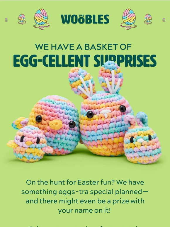 Woobles: We’re getting a hop on Easter fun! | Milled