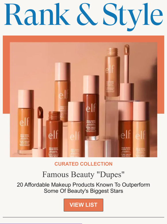 Rank & Style: From luxury beauty "dupes" to retinol creams—these are ...