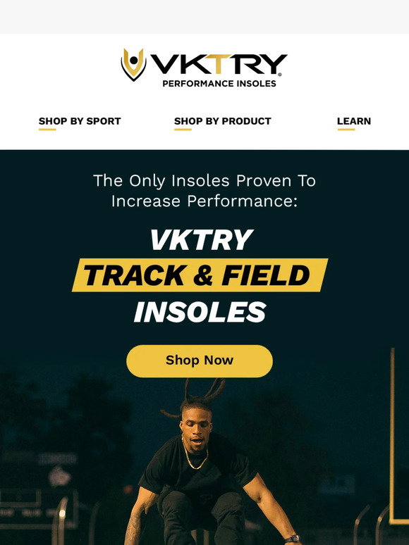 VKTRY Gear: The BEST track & field insoles 👈 | Milled