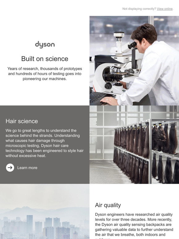 Dyson Email Newsletters: Shop Sales, Discounts, and Coupon Codes
