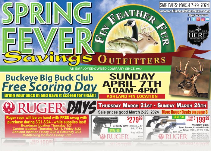Fin Feather Fur Outfitters: It's Spring Fever Savings At The Fin! NEW ...