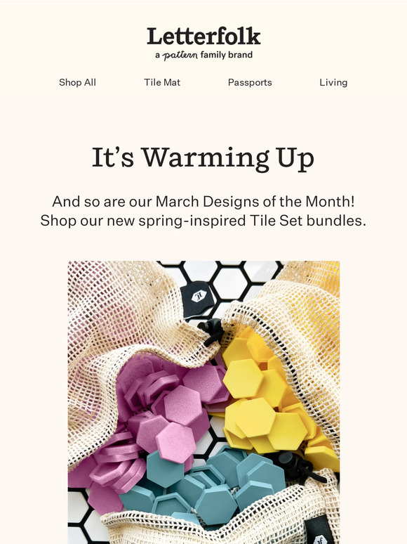 Letterfolk: Our new spring-inspired Designs of the month are here—for ...