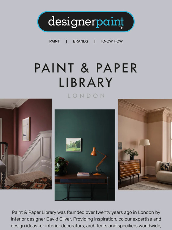 Designerpaint: Spotlight on....Paint & Paper Library | Milled