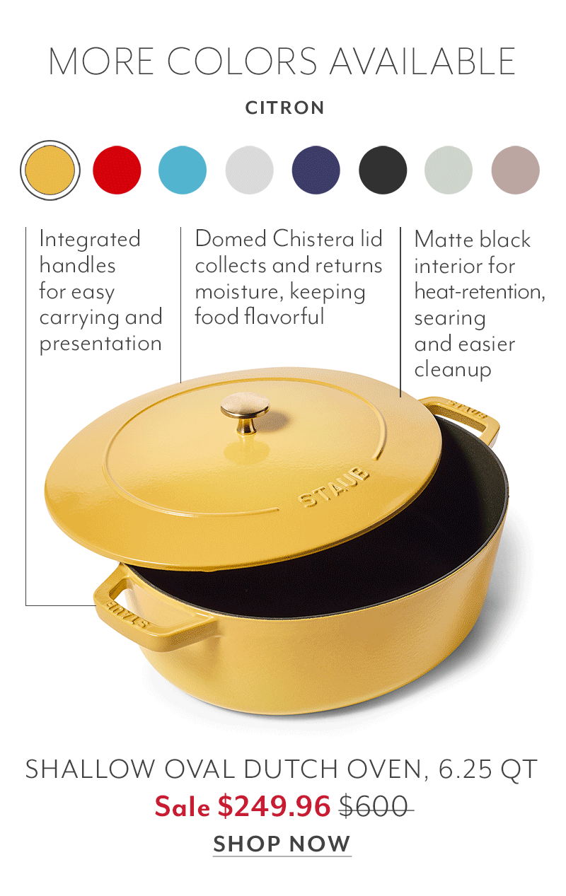 Sur La Table: Meet Staub Citron, the bright and beautiful new hue for ...