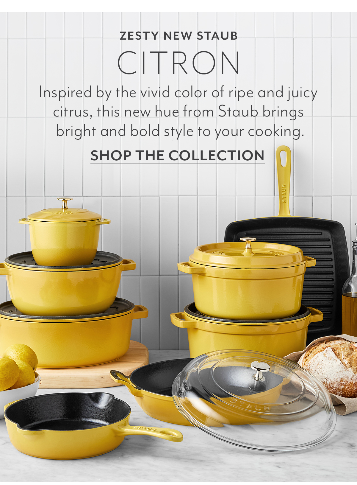 Sur La Table: Meet Staub Citron, the bright and beautiful new hue for ...